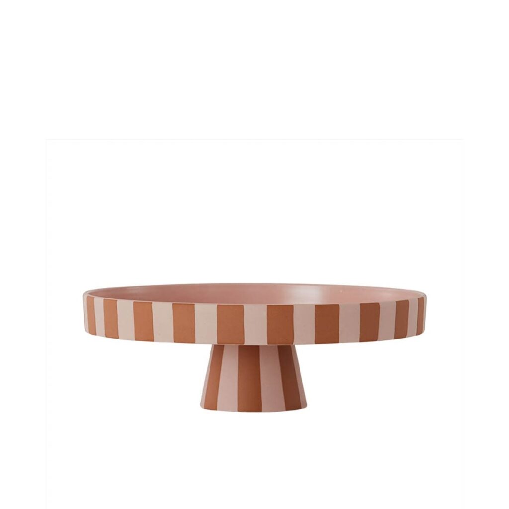 Toppu tray large, caramel/rose